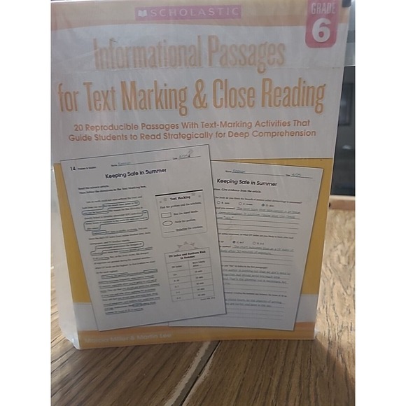 Informational Passages | Accents | Informational Passages For Text Marking Close Reading Grade 6 ...